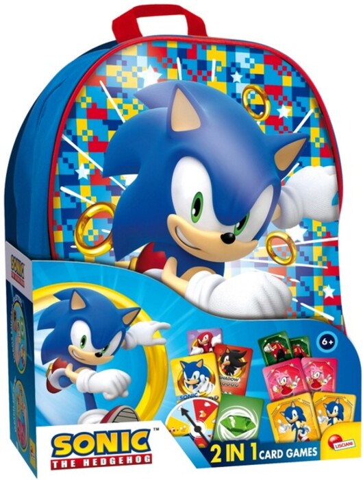 Lisciani Sonic სამაგიდო თამაში სონიკის ბანქო ჩანთით